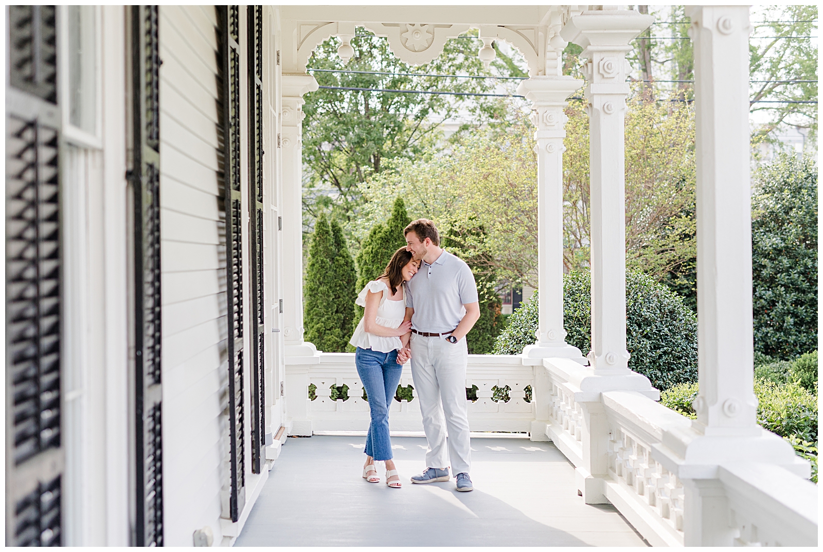 Amber + Tyler | Merrimon-Wynne House & Downtown Raleigh Engagement ...