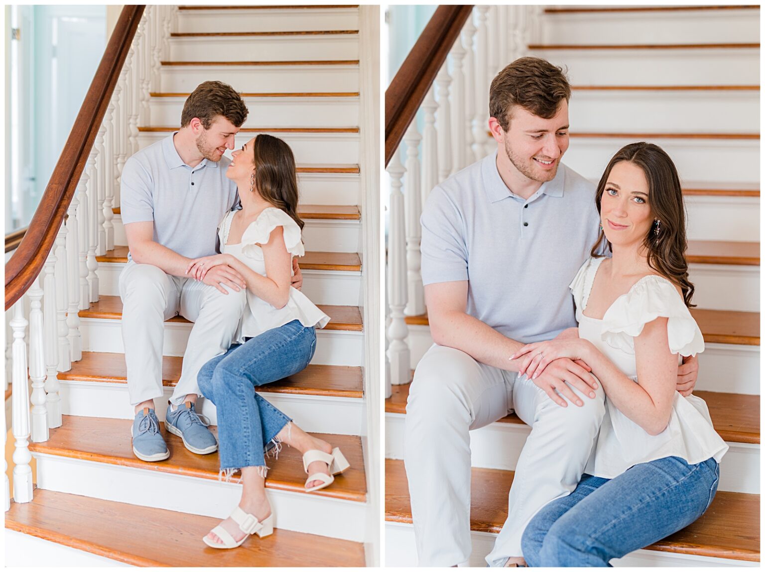 Amber + Tyler | Merrimon-Wynne House & Downtown Raleigh Engagement ...