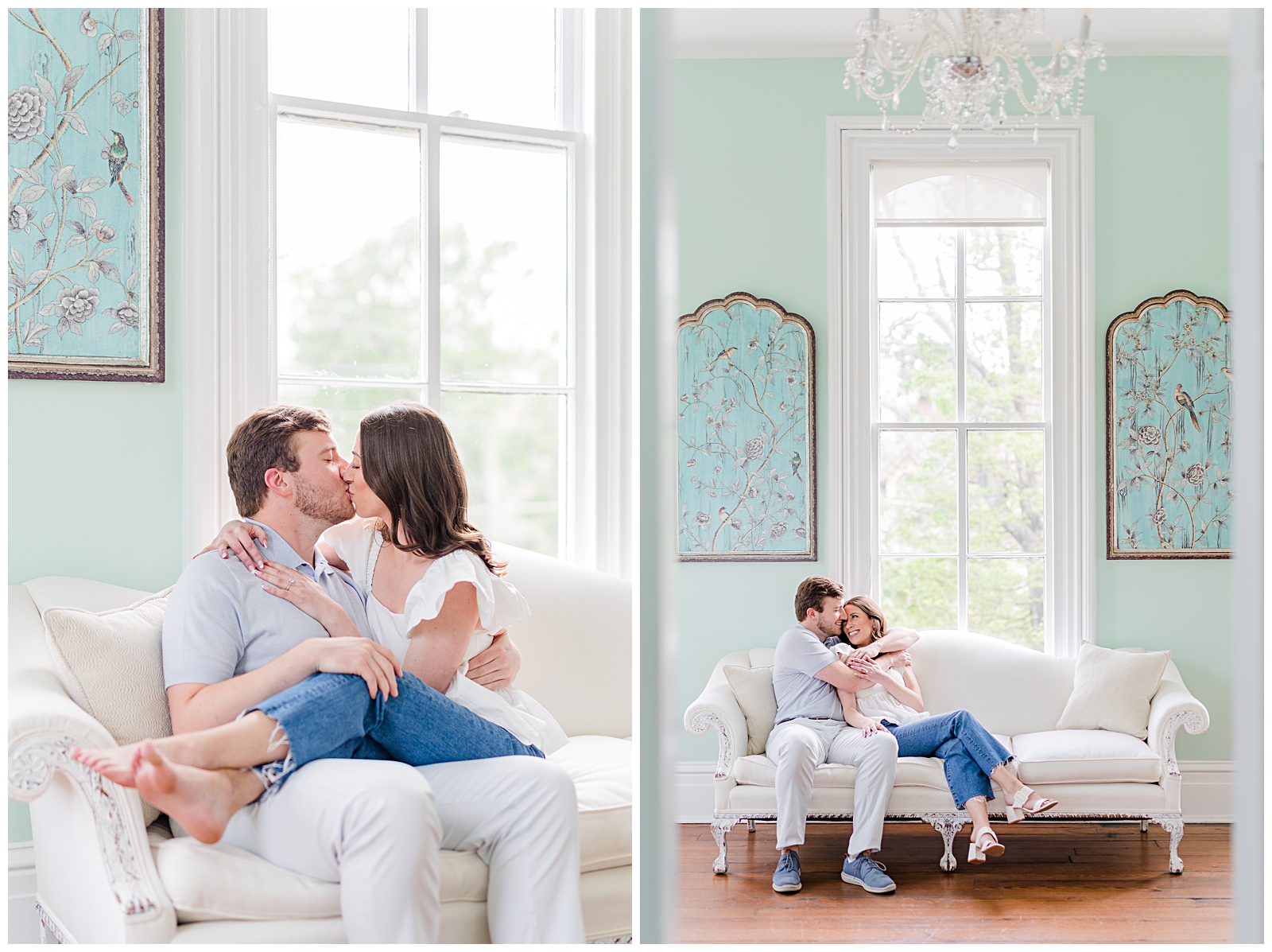 Amber + Tyler | Merrimon-Wynne House & Downtown Raleigh Engagement ...