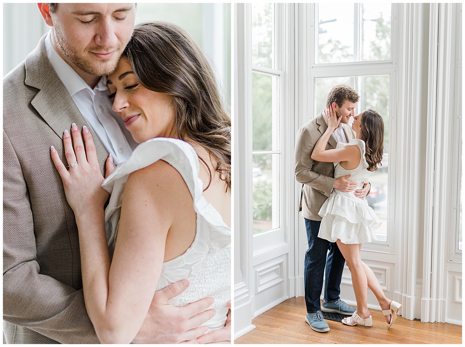 Amber + Tyler | Merrimon-Wynne House & Downtown Raleigh Engagement ...