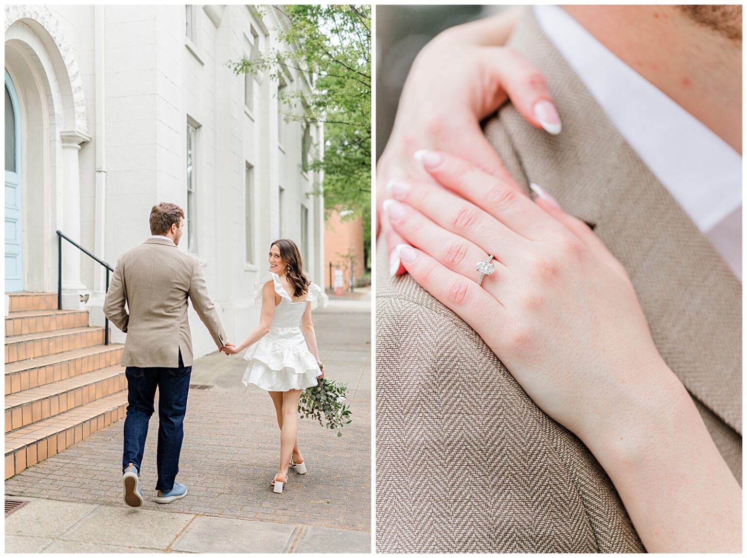 Amber + Tyler | Merrimon-Wynne House & Downtown Raleigh Engagement ...