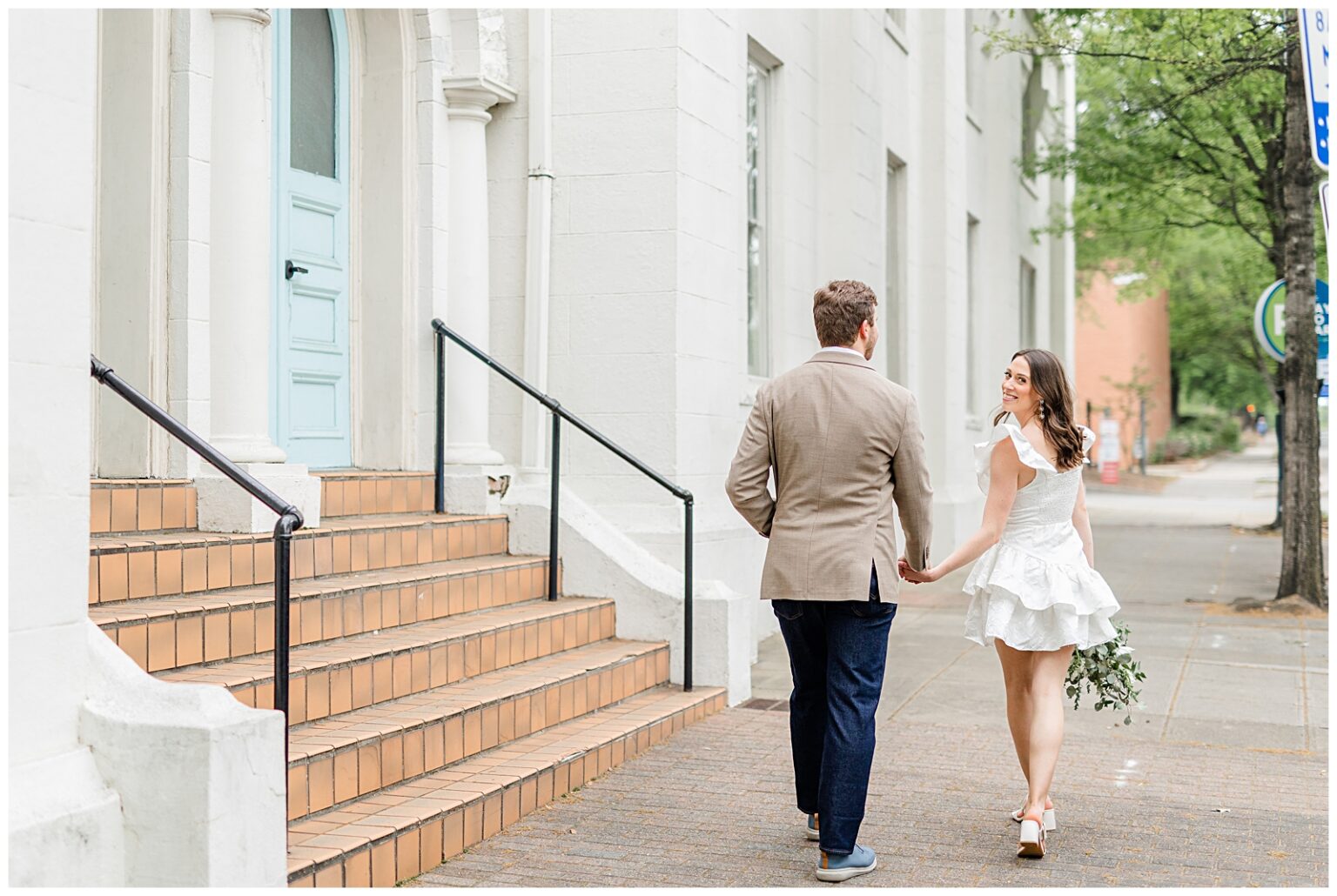 Amber + Tyler | Merrimon-Wynne House & Downtown Raleigh Engagement ...
